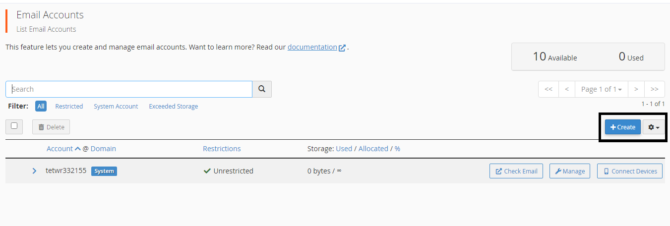 How to Create an Email account in Control Panel - VPS WEB HOSTING INDIA